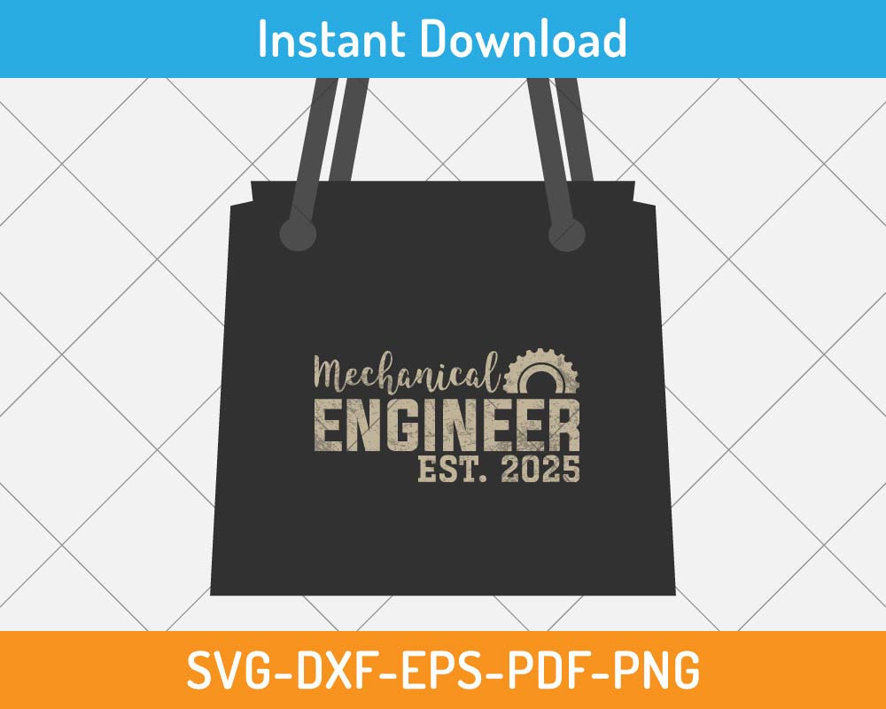 Mechanical Engineer Graduation 2025 SVG – Proud Graduate Digital ...